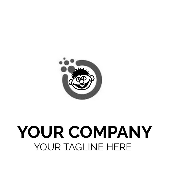 circle monkey Logo in 2024 | Monkey Template | PosterMyWall